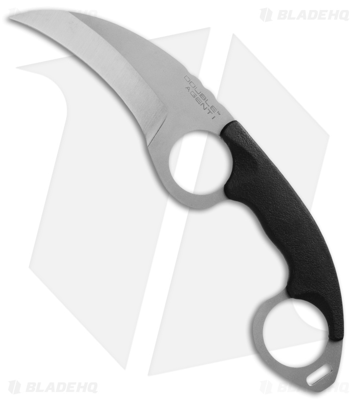 Cold Steel Double Agent I Fixed Blade (3" Satin) - Blade HQ