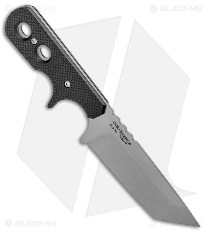 Cold Steel Mini Tac Tanto - Fixed Blade Neck Knife | Black G-10