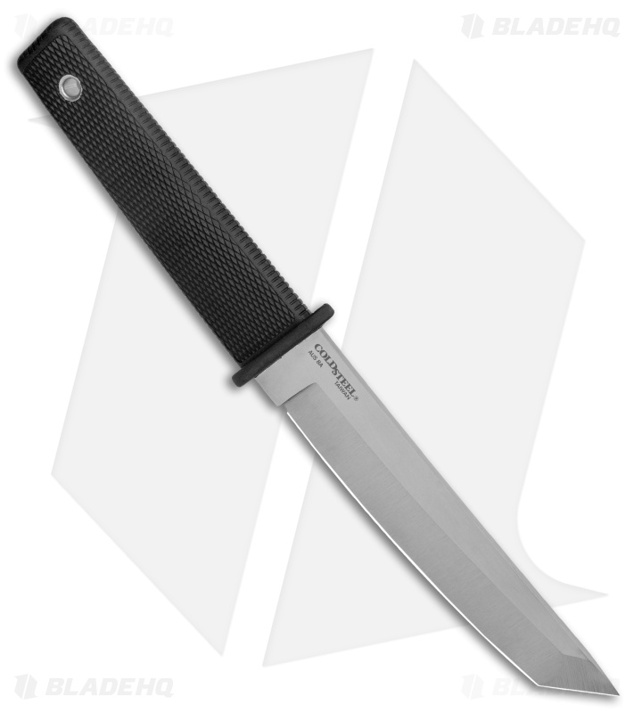 Cold Steel Kobun | Tanto Fixed Blade Knife | Black Kraton 17T - Blade HQ