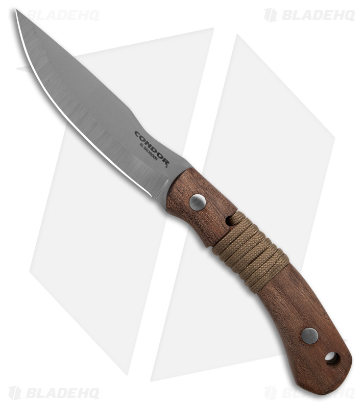 Condor Mountaineer Trail Hunter Knife Walnut - Blade HQ