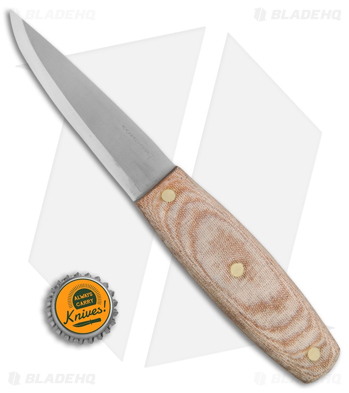 Condor Primitive Mountain Knife Fixed Blade Micarta (4" Gray) CTK3918-4 ...