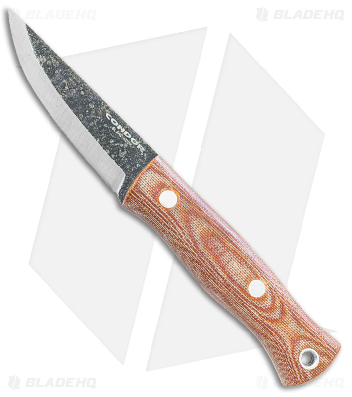 Condor Trivittata Puukko Natural Micarta (Two Tone) - Blade HQ