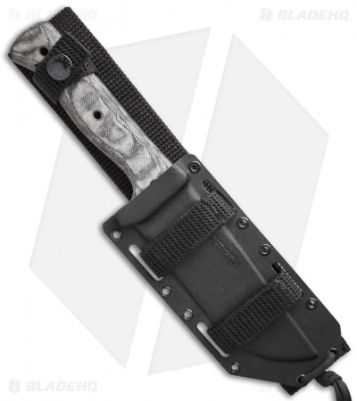 Condor Crotalus Fixed Blade Knife Grey Micarta (5.5" Black Plain ...