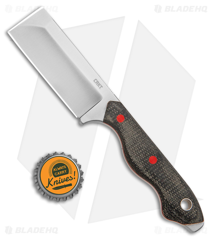 CRKT Graham Razel Fixed Knife Black (3" Satin) - Blade HQ