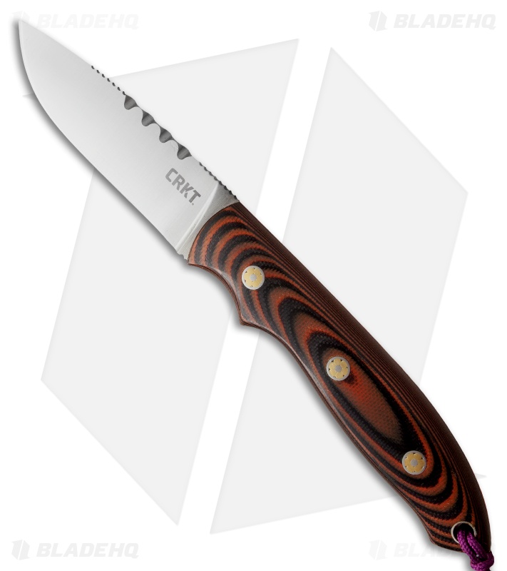 CRKT Hunt'n Fisch Fixed Blade Knife G-10 (3" Satin) 2861 - Blade HQ