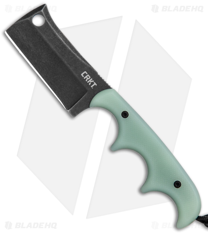 CRKT Folts Minimalist Cleaver Neck Knife Natural G-10 (2.1" Black ...