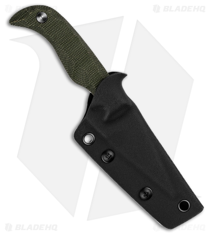 Auxiliary Manufacturing Karl Jr Deadhead | Green Micarta | 14C28N