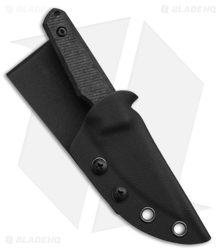 BMKT Small Explorer Fixed Blade Knife Drop Point Marble CF - Blade HQ