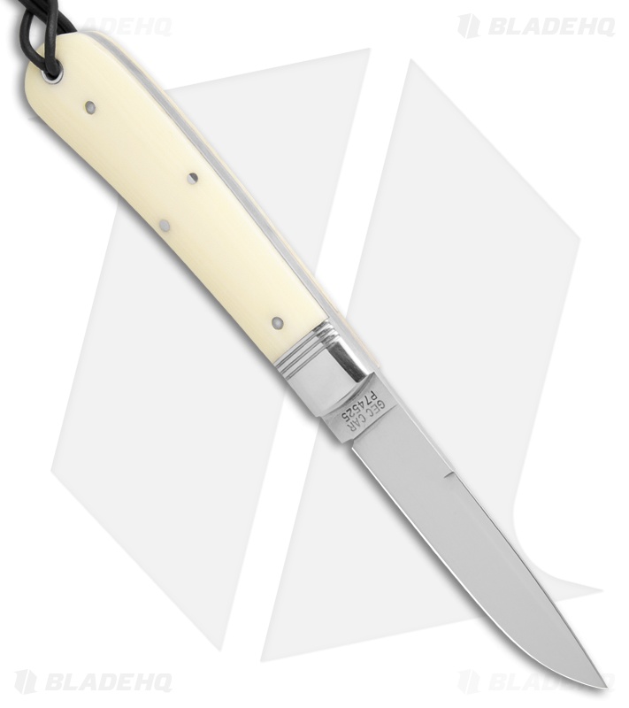 GEC Northfield Stingray Fixed Blade | Ivory Linen Micarta