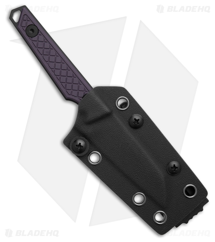 Kizer Phasmids Fixed Blade Knife Purple G-10