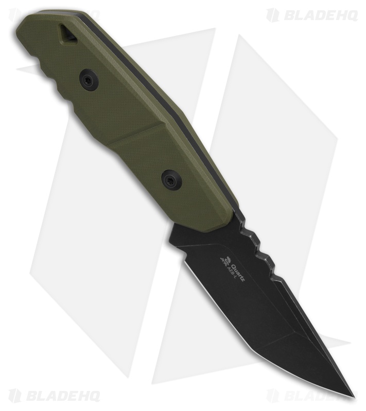 Kizer Quartz Fixed Blade Knife OD Green G-10