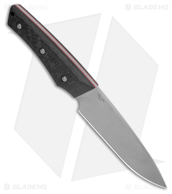 TRM Red Line Fixed Blade Carbon Fiber (4.8" SW)