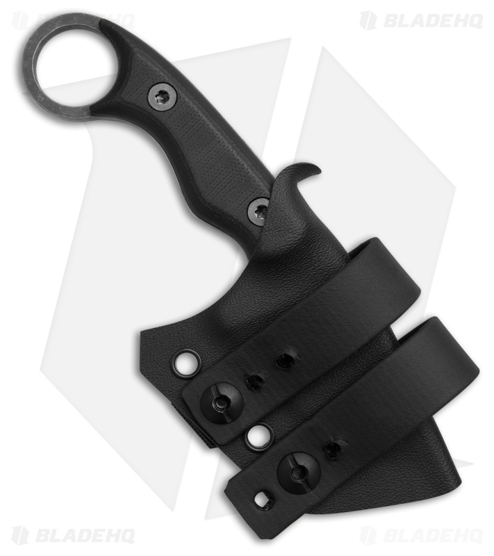 The Wizard Forge Gremlin Fixed Blade Knife Black G-10