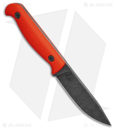 The Wizard Forge Marshall Fixed Blade Knife Orange G-10