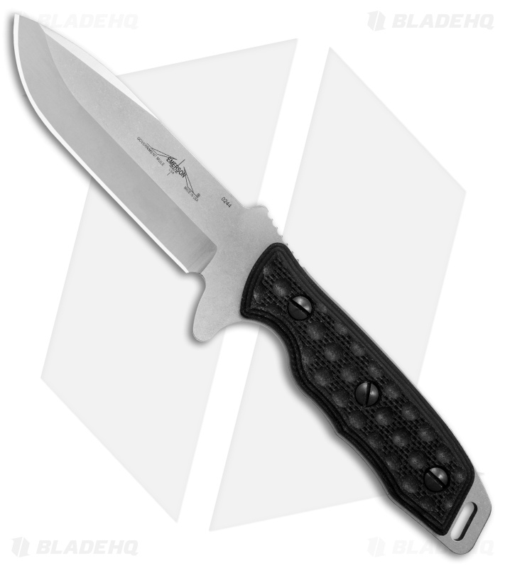 Emerson Government Mule Fixed Blade Knife Black G-10 (5" Stonewash ...