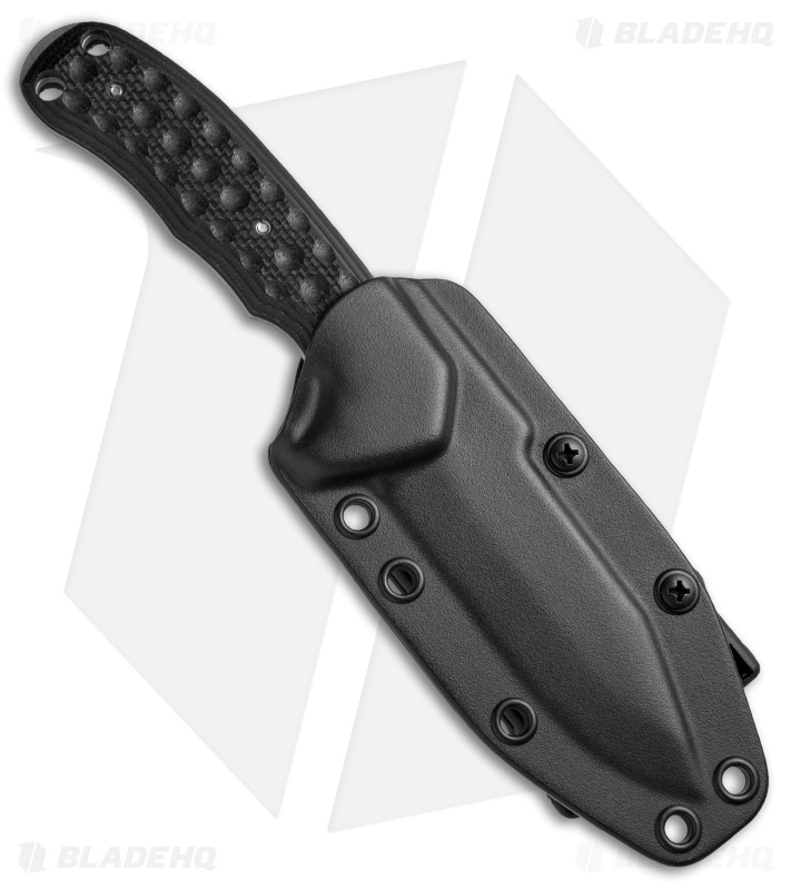 Emerson Police Utility SF Fixed Blade Knife Black G-10 (3.625 ...