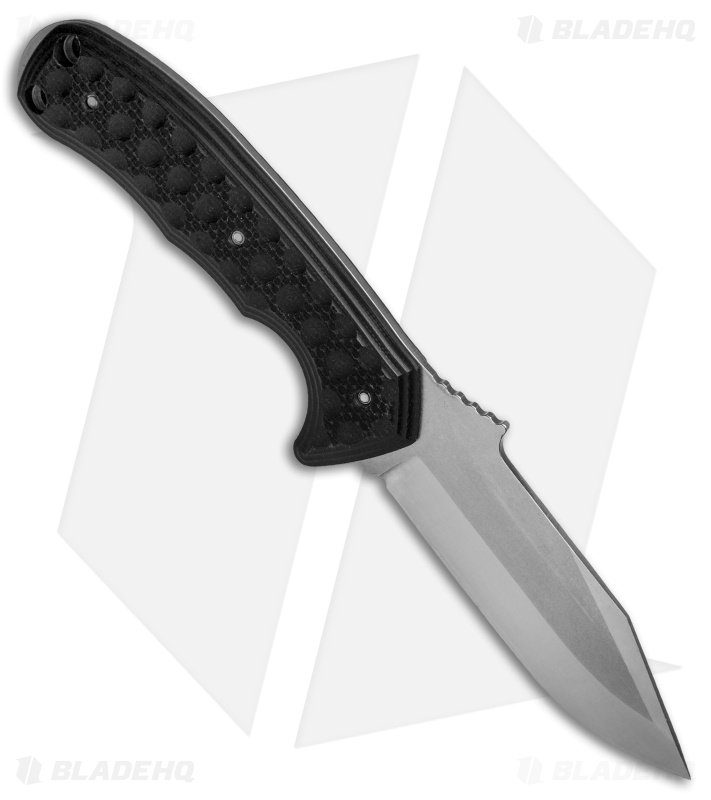 Emerson Police Utility SF Fixed Blade Knife Black G-10 (3.625 ...