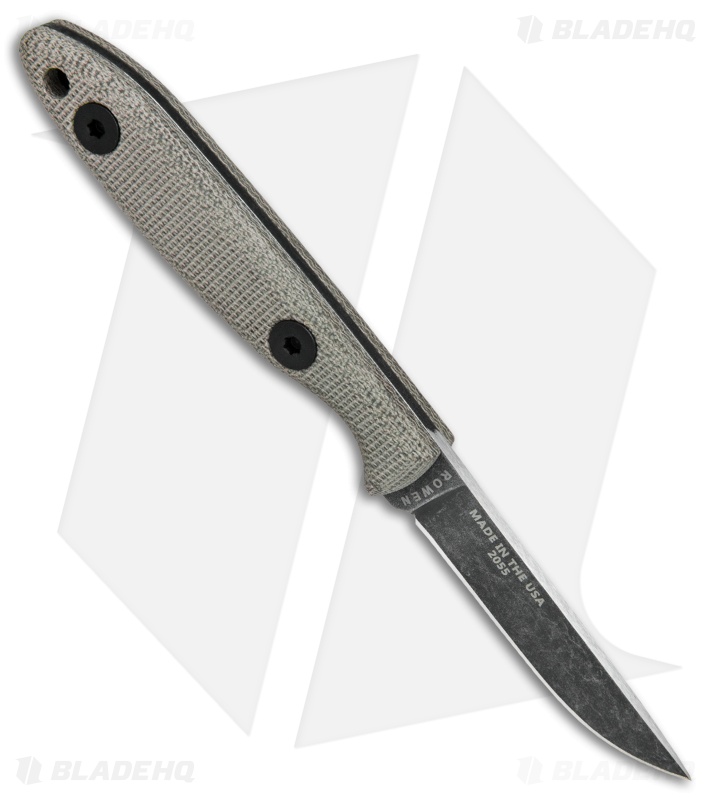 ESEE Camp-Lore Cody Rowen CR2.5 Bushcraft Fixed Blade Knife (2.5" Black ...