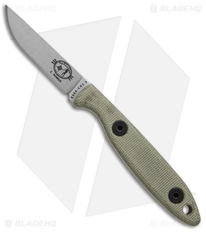 ESEE Camp-Lore Cody Rowen CR2.5 Knife Bushcraft Fixed Blade (2.5 ...
