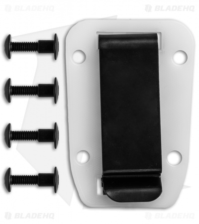 ESEE Knives Clip Plate for Candiru (White/Clear) - Blade HQ