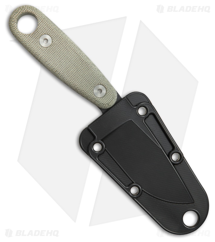 ESEE Knives Izula-II Black Survival Concealed Carry Neck Knife + Sheath ...