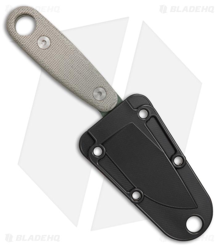 ESEE Knives Izula-II Neck Knife Micarta (2.88" OD Green) - Blade HQ