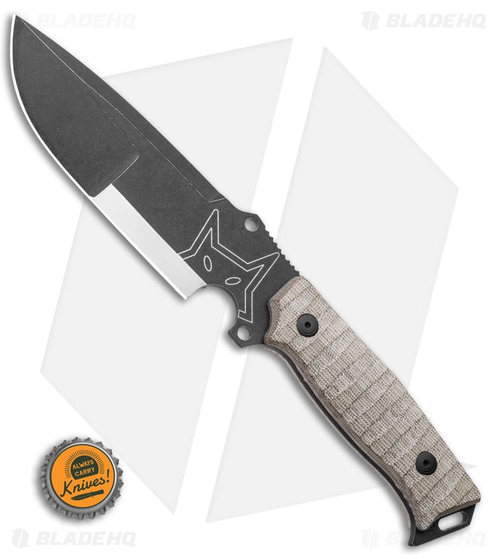 Fox Knives Sherpa Fixed Blade Knife | Green Micarta - Blade HQ