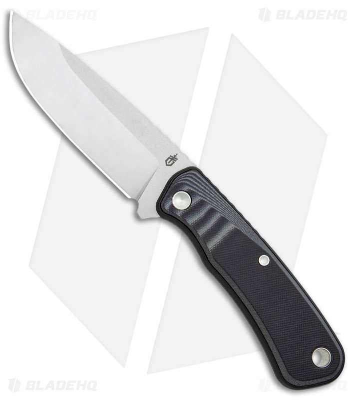 Gerber Downwind Drop Point Black Fixed Blade Hunting Knife