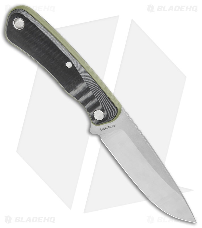 Gerber Downwind Drop Point Black/Green Fixed Hunting Knife