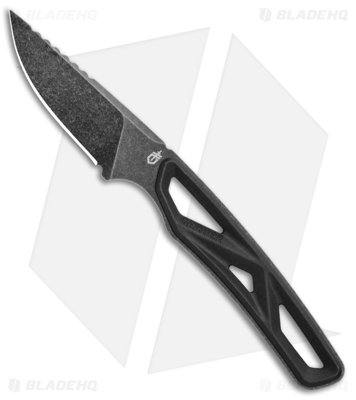 Gerber EXO-MOD Caper Fixed Blade Knife Black (Stonewash) 30-001801 ...