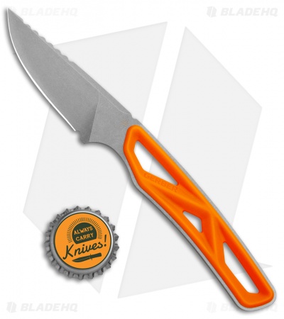 Gerber EXO-MOD Caper Fixed Blade Knife Orange (Stonewash) 30-001798 ...