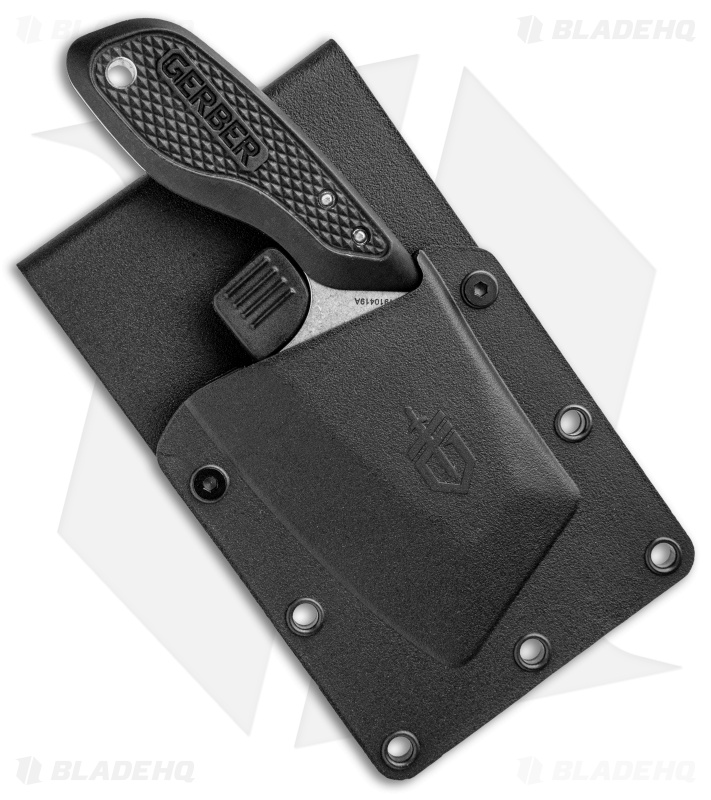 Gerber Tri-Tip - Mini Cleaver Fixed Blade Knife | Black | Blade HQ