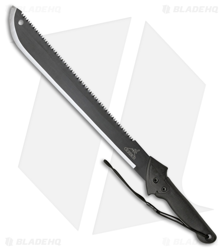 Gerber Gator Machete (18" Black Sawback) 31-000758 - Blade HQ