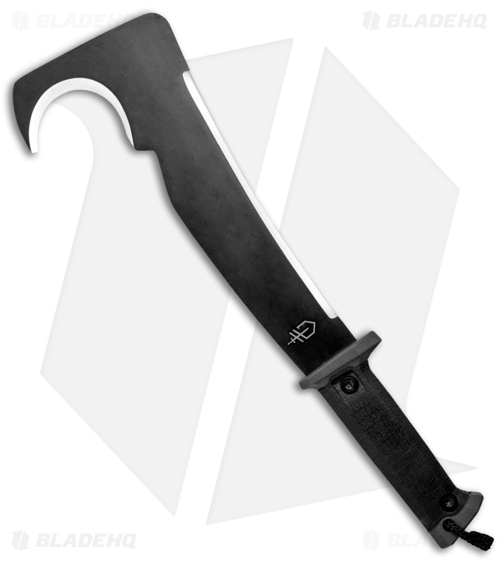 Gerber Gator Machete Pro Fixed Blade (10.5" Black) w/ Sharpening Stone ...