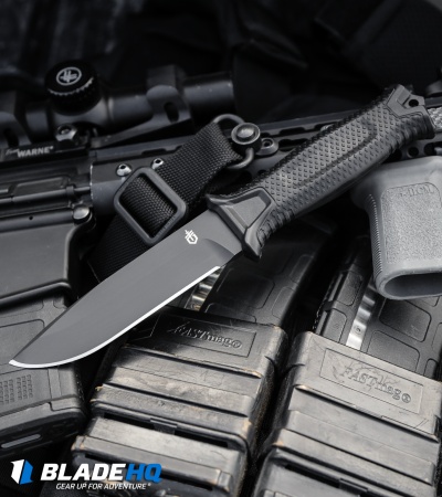 Gerber StrongArm Fixed Blade Knife Black - Blade HQ