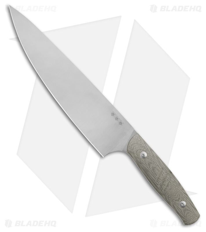 GiantMouse Vox/Anso 8" Chef Kitchen Knife Green - Blade HQ