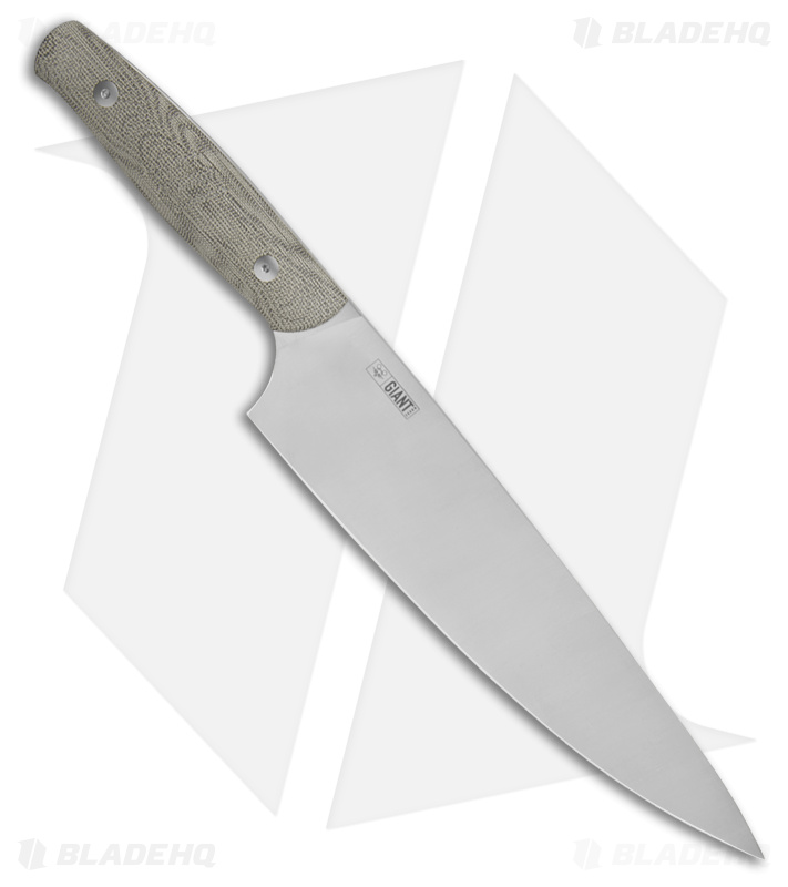GiantMouse Vox/Anso 8" Chef Kitchen Knife Green - Blade HQ