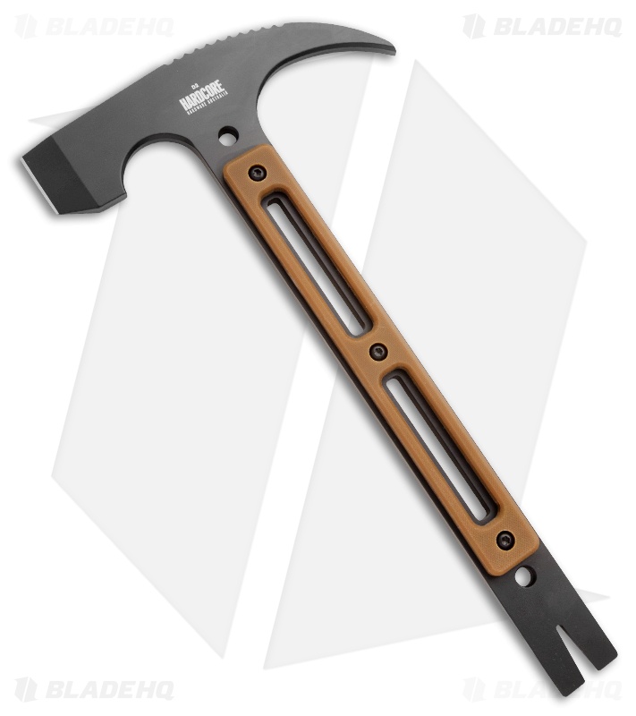 Hardcore Hardware MFE01 Rhino Axe Crowbar Utility Tool Coyote G10 ...