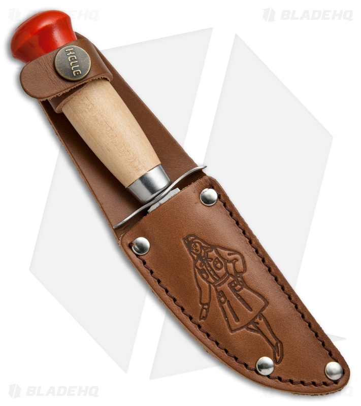 Helle Knives Speider Pike Girl Scout Knife (3.5" Plain) - Blade HQ