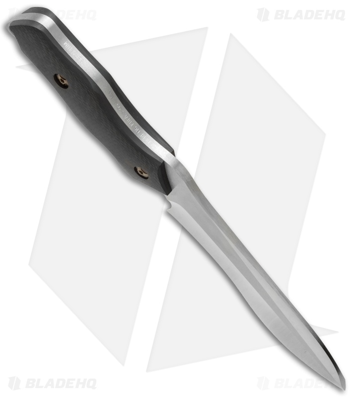Heretic Knives Custom Seraphim Fixed Blade Knife CF (6.75" High Polish ...