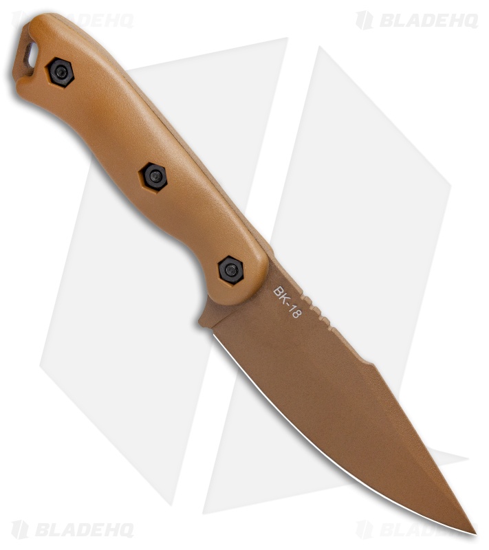 Ka-Bar Becker Harpoon Fixed Blade Knife Tan - Blade HQ