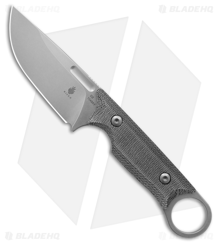 Kizer Cabox Fixed Blade Knife Black Micarta - Blade HQ