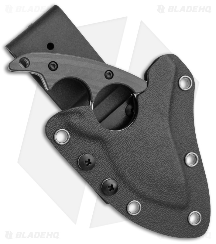 Kizer Shark Tooth Fixed Blade Knife Black CF - Blade HQ