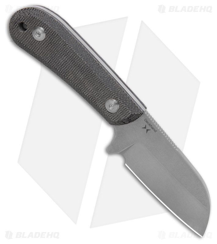 Kizer Deckhand Fixed Blade Knife Black Micarta/G-10 SW