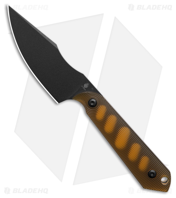 Kizer Harpoon Mini Fixed Blade Knife Bronze PEI Black SW