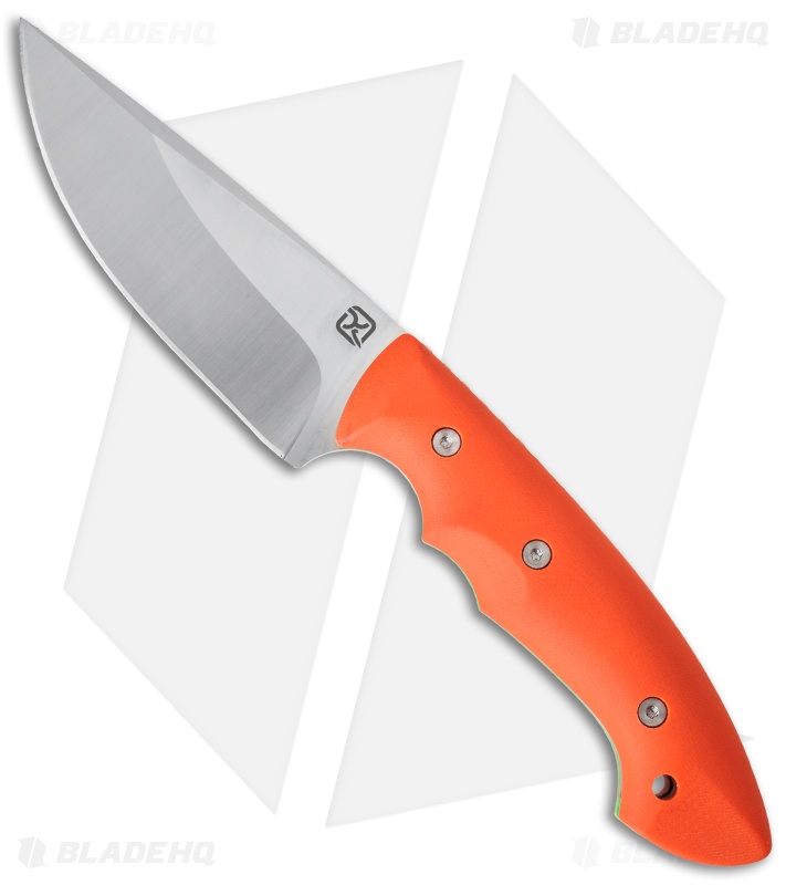 Klecker Abiqua Hunter Fixed Blade Knife Orange G-10 (4" Satin) DK-151 ...