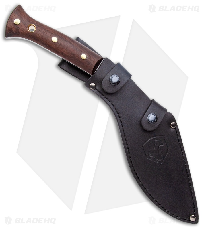 Condor Heavy Duty Kukri Fixed Blade Knife Walnut (9.5" Satin) - Blade HQ