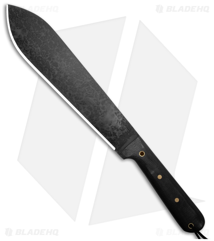 LT Wright Overland Machete Fixed Blade Black Micarta (Black)