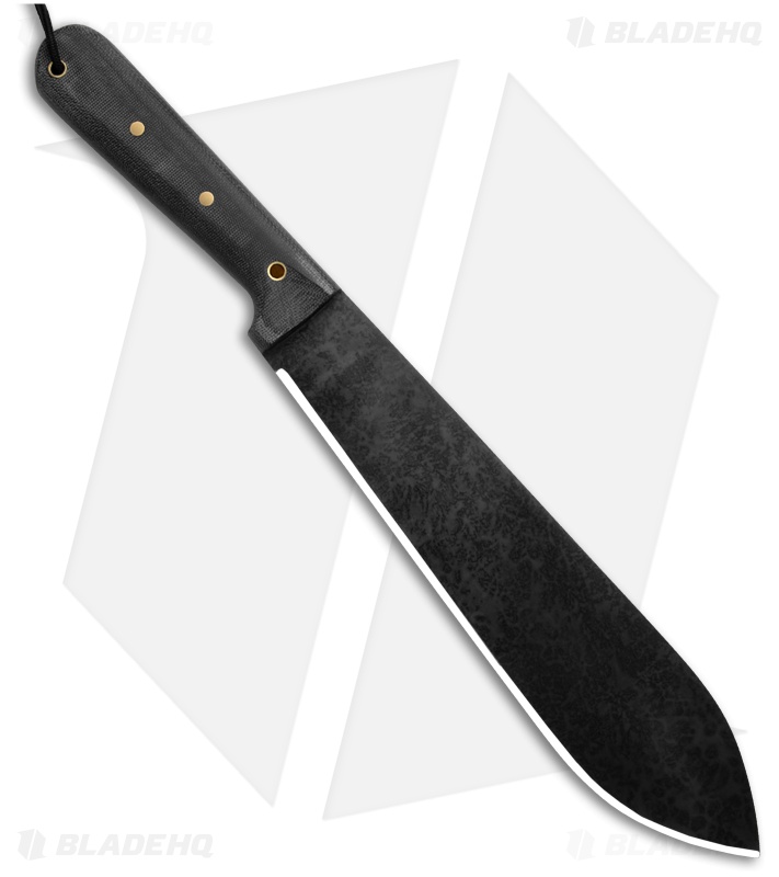 LT Wright Overland Machete Fixed Blade Black Micarta (Black)