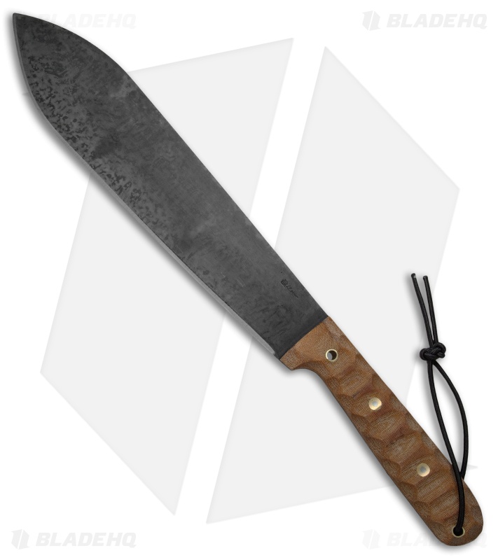 LT Wright Overland Machete Fixed Blade Natural Micarta (12.25" Patina ...
